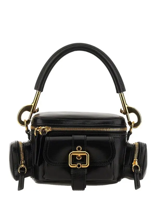 Chloé Leather Camera Bag - Black
