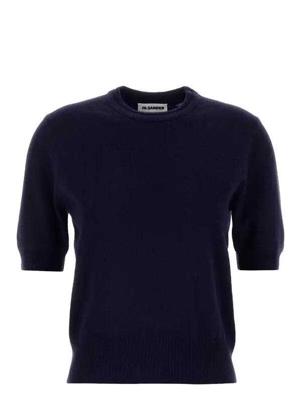 JIL SANDER Midnight Wool Sweater - Blue