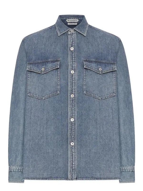 JW Anderson J.w.anderson Oversized Cotton Shirt - Multicolor