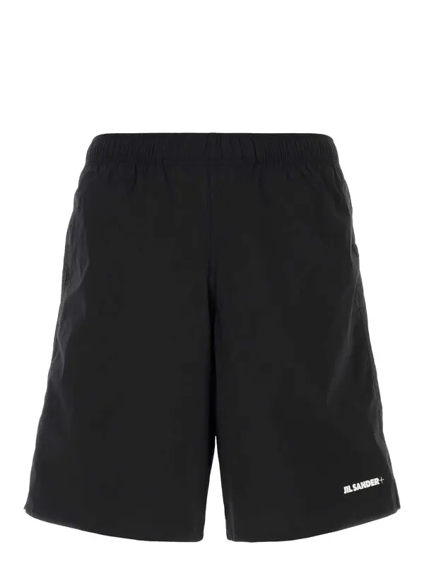 JIL SANDER Stretch Nylon Swimming Shorts - Black