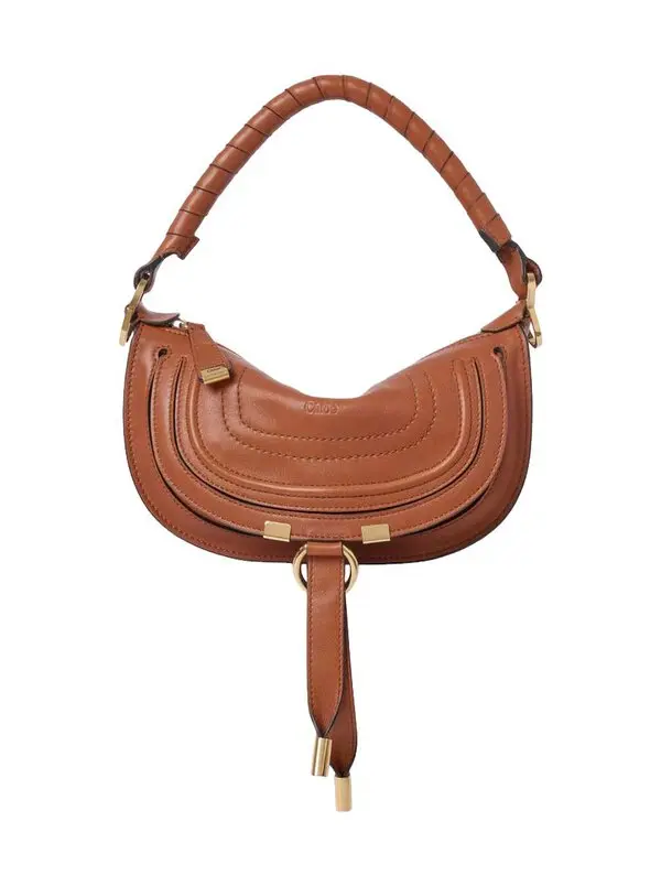 Chloé Mini Marcie Shoulder Bag In Soft Leather - Multicolor