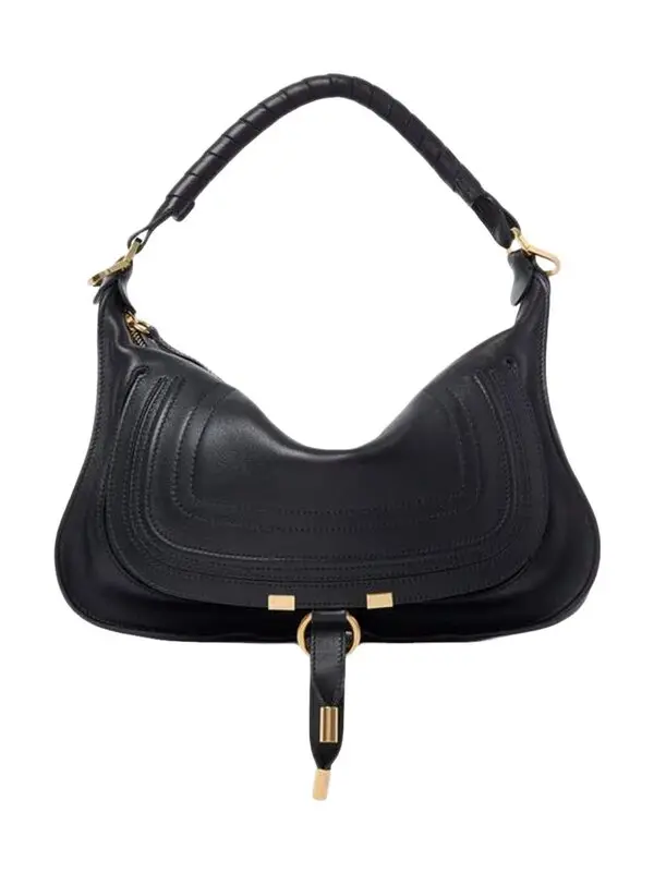 Chloé Marcie Small Shoulder Bag In Soft Leather - Multicolor