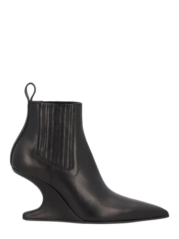 Rick Owens Ankle Sharp Boot - Black