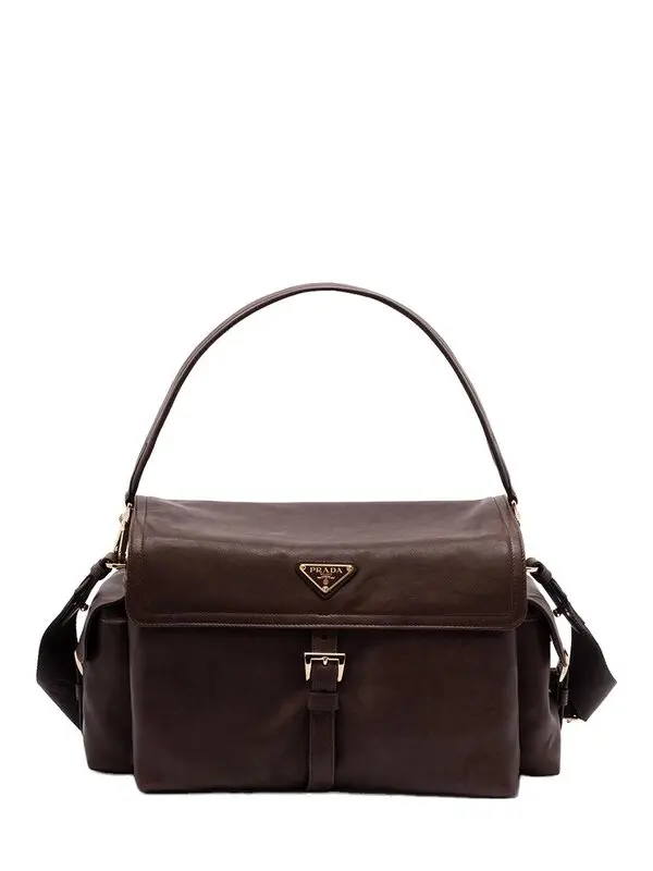 Prada Large Nappa Leather Bag - Multicolor