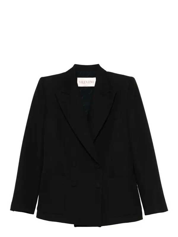Valentino Garavani Double-breasted Wool Jacket - Multicolor