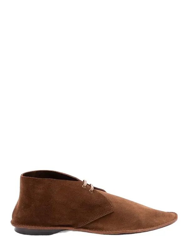 Saint Laurent Calfskin Lace-up Boots - Multicolor