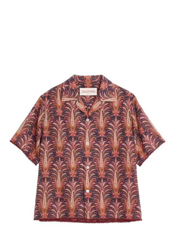 Valentino Garavani Voyage Imaginaire` Bowling Shirt - Multicolor