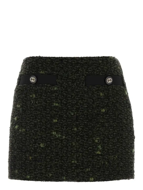 Gucci Bouclé Mini Skirt - Multicolor