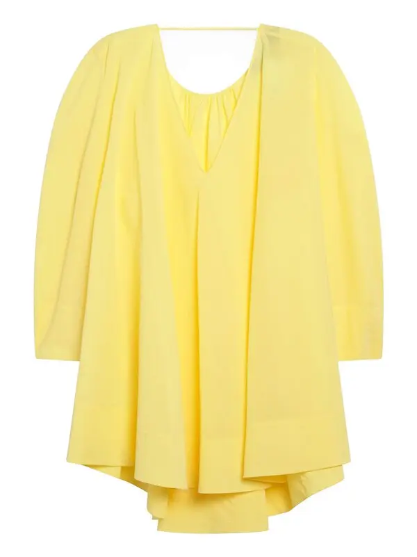 Jacquemus Paysan Tunic Dress Cotton - Yellow