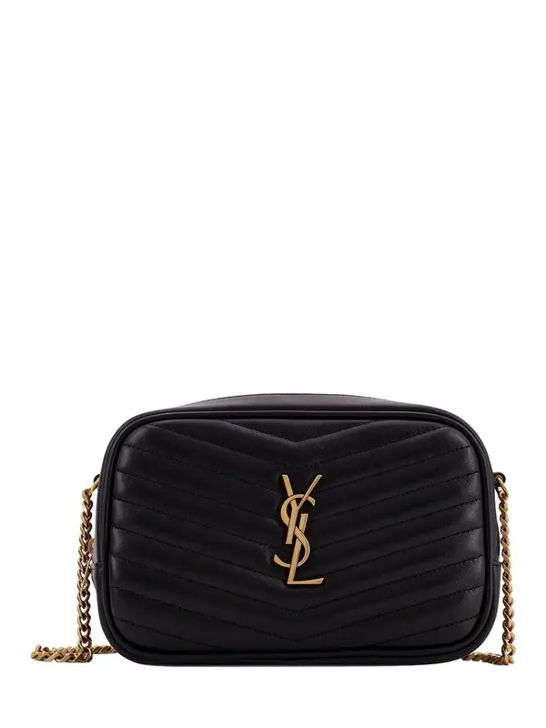 Saint Laurent Mini Lou Quilted Leather Crossbody Bag - Multicolor