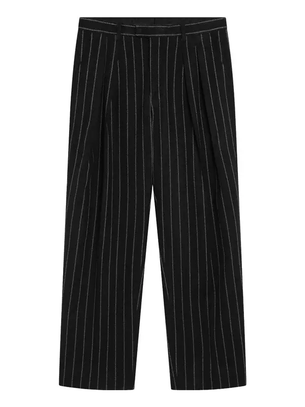 Dolce & Gabbana Striped Wool-blend Tailored Trousers - Multicolor