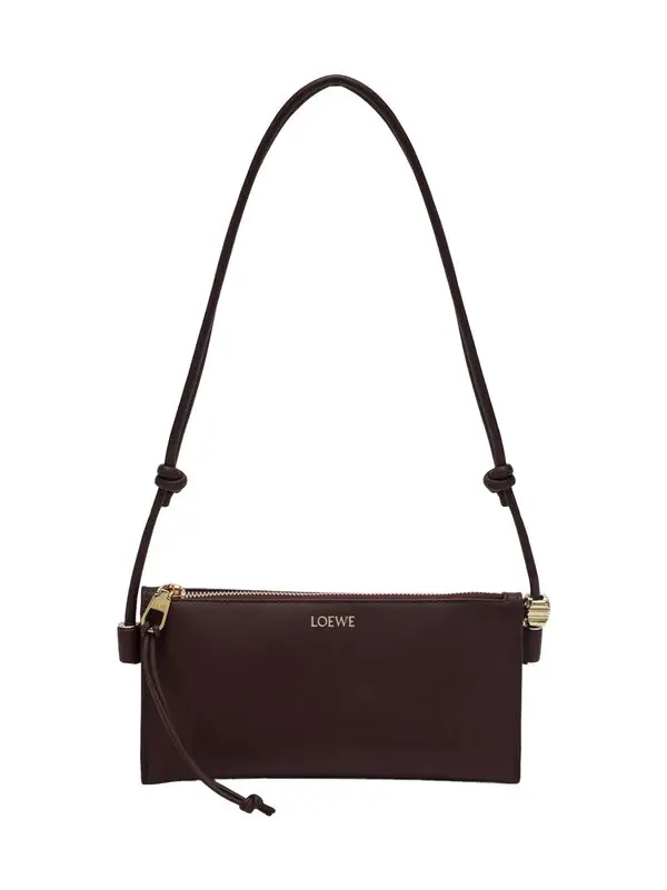 Loewe Calf Nappa Leather Pouch - Red