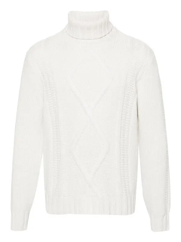 Brunello Cucinelli Cashmere Turtleneck Sweater - Multicolor