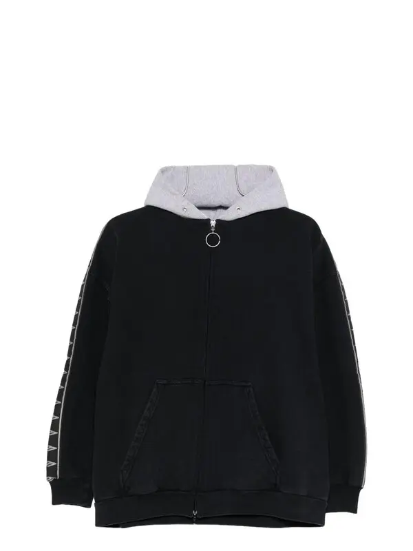 Balenciaga Cotton Zip-up Hoodie - Multicolor