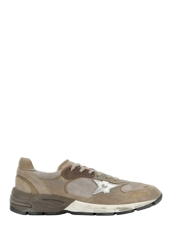 GOLDEN GOOSE Deluxe Brand" Dove Grey Mesh And Suede Dad Sneakers - Gray