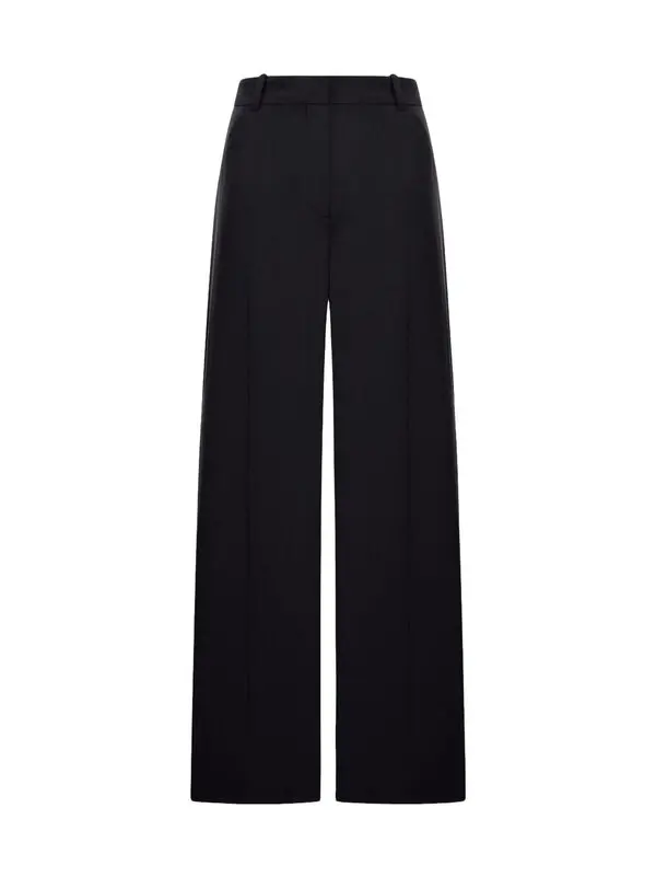 TOTEME Wool Blend Fluid Trousers - Multicolor