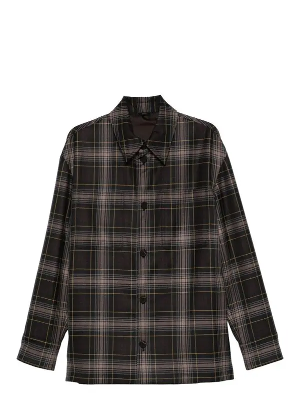 Fendi Plaid Wool Jacket - Multicolor