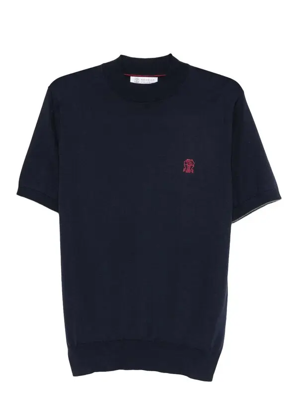 Brunello Cucinelli Cotton Crew Neck Sweater - Multicolor