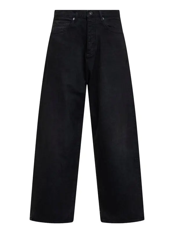 Balenciaga Organic Japanese Denim Loose Fit Jeans - Multicolor