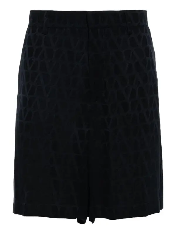 Valentino Garavani Toile Iconographe Bermuda Shorts - Multicolor