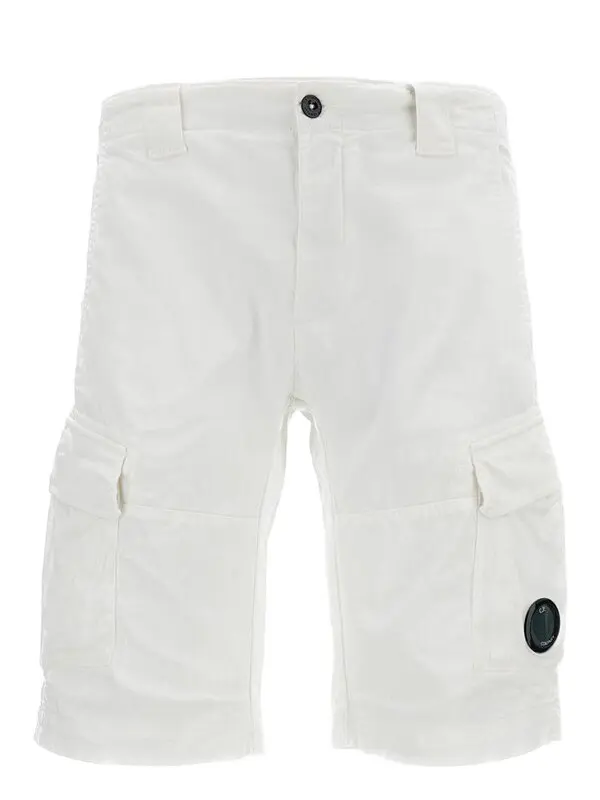 C.P. COMPANY Stretch Sateen Cargo Lens Shorts - Multicolor