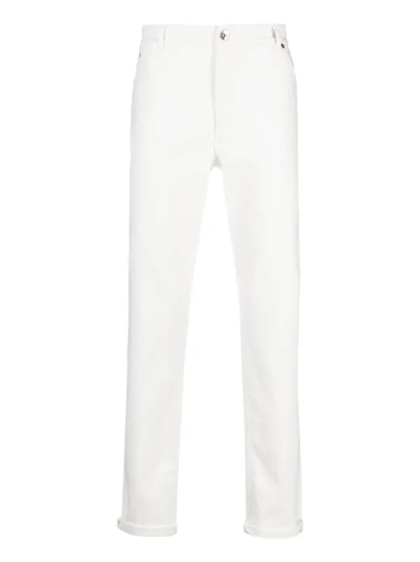 Brunello Cucinelli Garment-dyed Comfort Lightweight 5-pocket Jeans - Multicolor