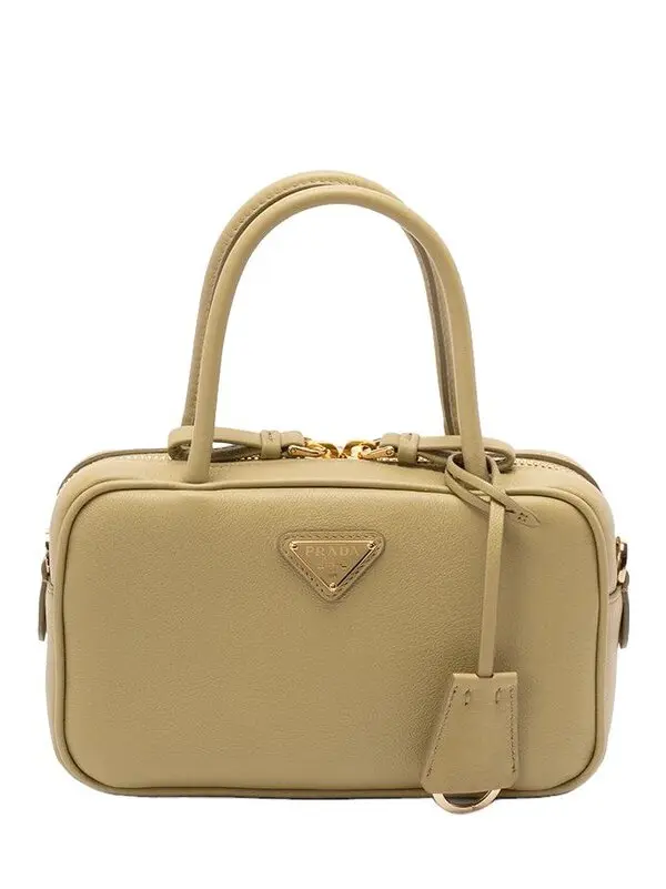 Prada Calf Leather Satchel Bag - Multicolor