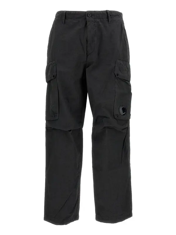C.P. COMPANY Micro-reps Cargo Trousers With Lens Detail - Multicolor