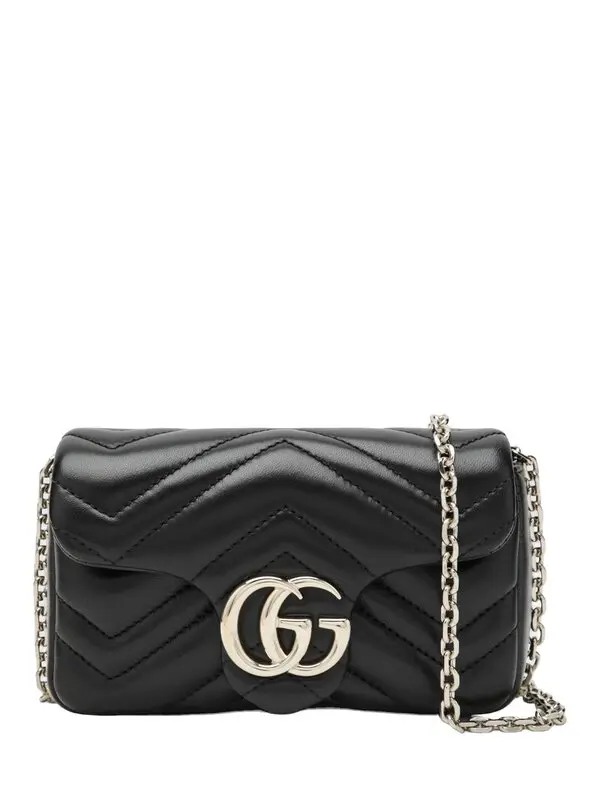 Gucci Gg Marmont Mini Shoulder Bag - Black