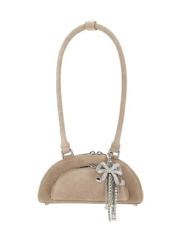 SELF-PORTRAIT Mini Shoulder Bag - Cream