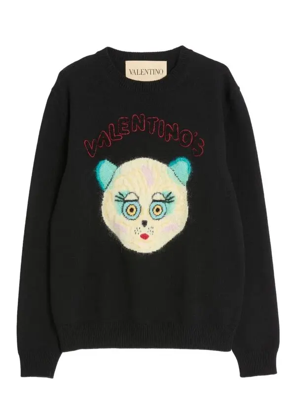 Valentino Garavani Le Chat De La Maison" Sweater - Multicolor