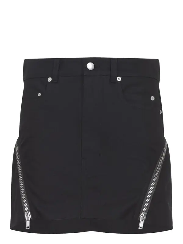 Rick Owens Bolan Banana Mini Skirt - Black