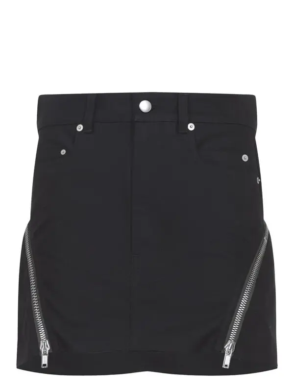 Rick Owens Bolan Banana Mini Skirt - Black