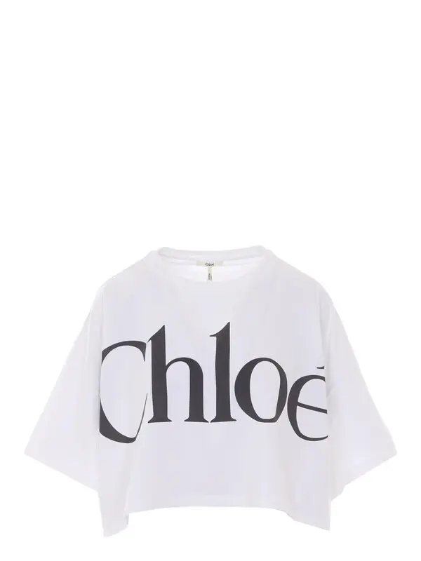 Chloé Logo T-shirt - White