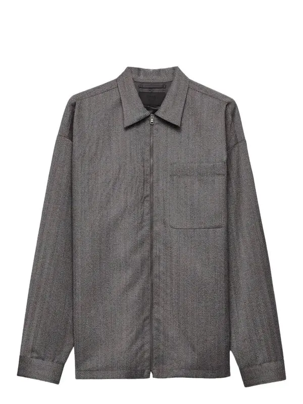 Prada Wool Shirt Jacket - Multicolor