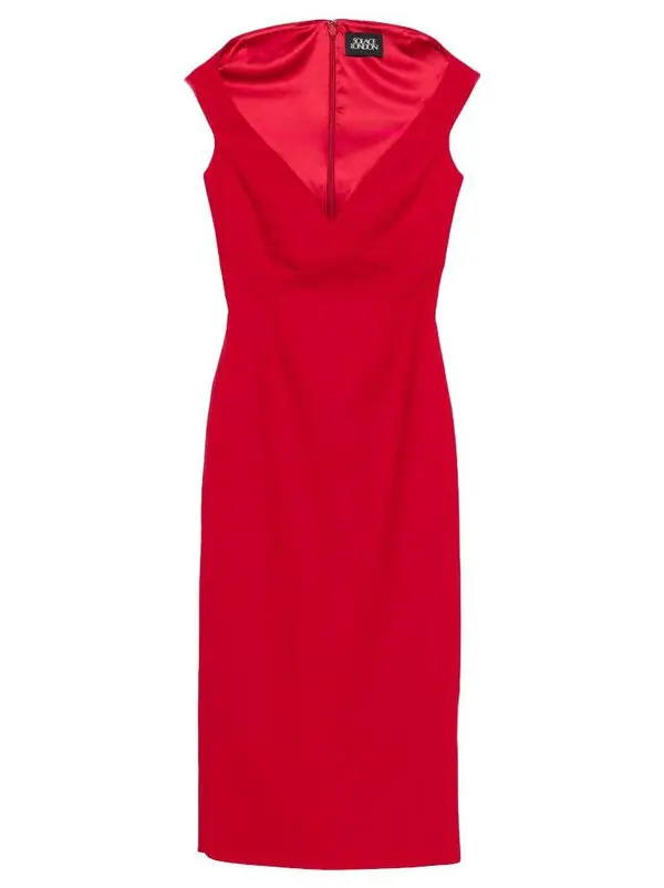 Solace London Monica Midi Dress - Multicolor