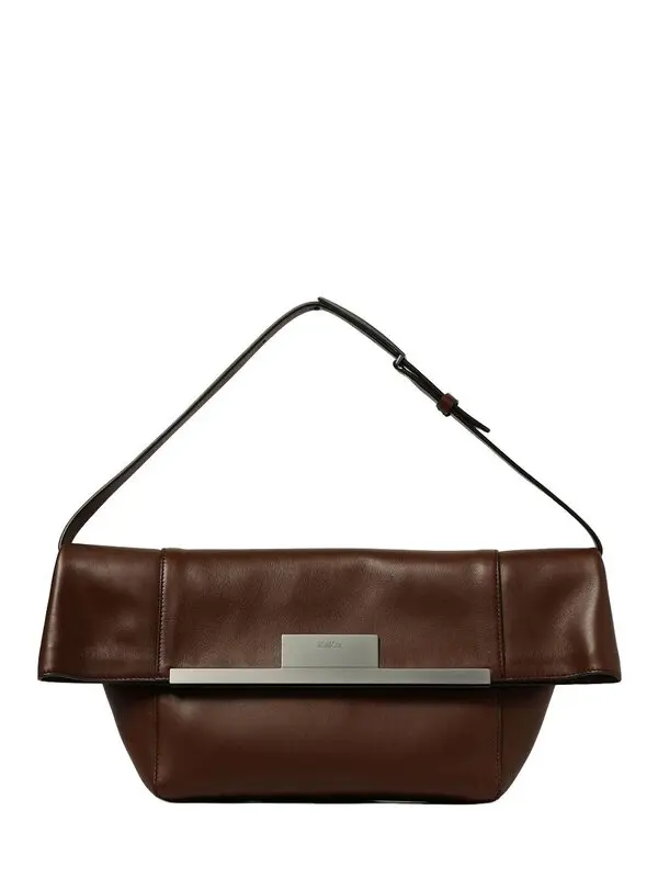 Max Mara Leather Shoulder Bag - Brown