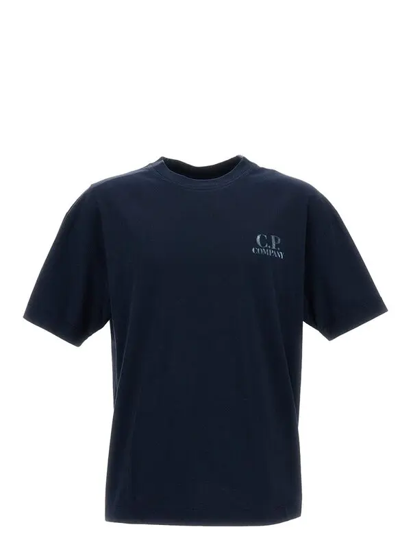 C.P. COMPANY Jersey Comfort Logo T-shirt - Multicolor