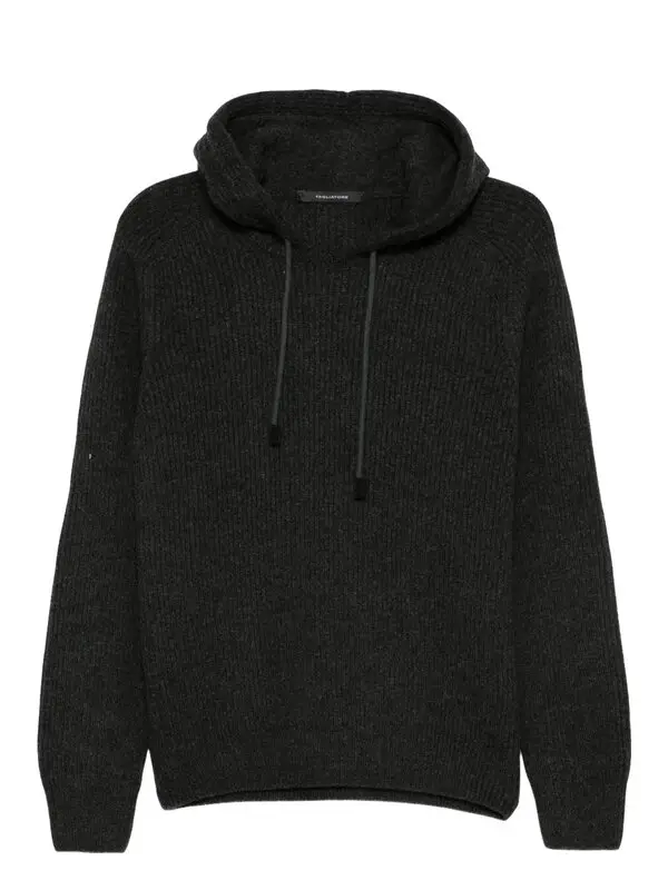 Tagliatore Wool Hooded Sweater - Multicolor
