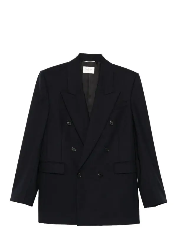 Saint Laurent Double-breasted Blazer - Multicolor