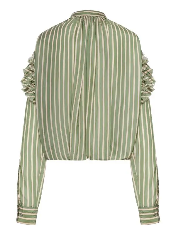Dries Van Noten Embroidered Striped Shirt - Multicolor