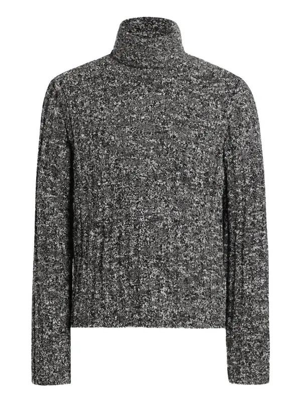Dolce & Gabbana Wool Long Sleeve Turtleneck Sweater - Multicolor