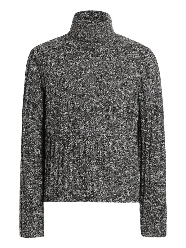 Dolce & Gabbana Wool Long Sleeve Turtleneck Sweater - Multicolor