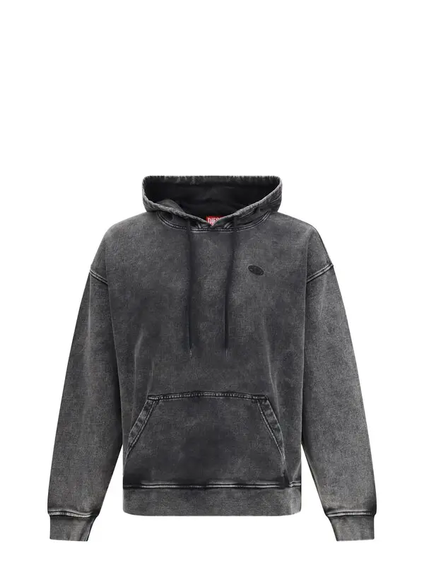 DIESEL® S-boxt-hood-den Hoodie - Black