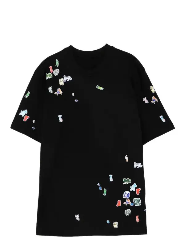 JNBY Animal-motif T-shirt - Black