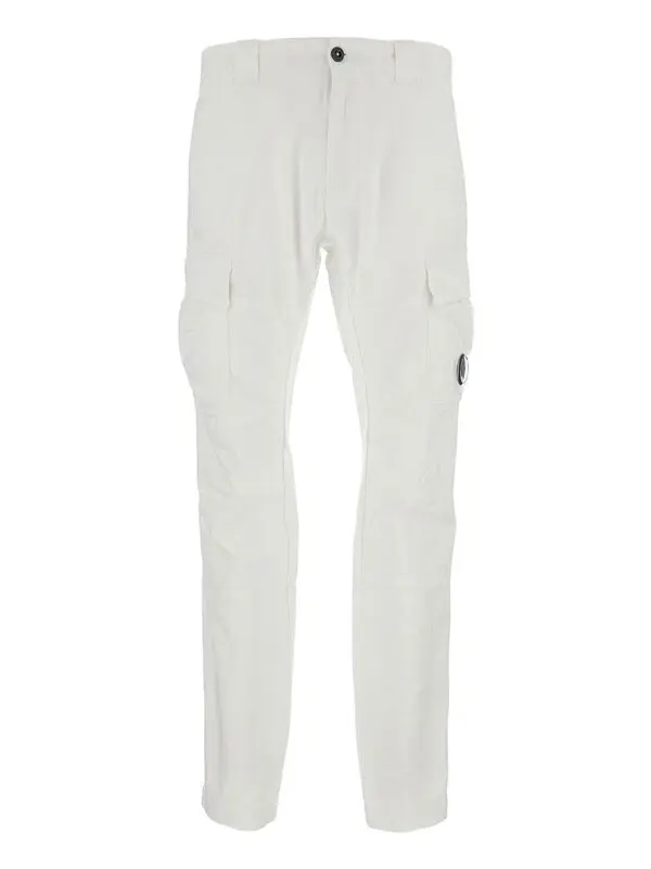 C.P. COMPANY Stretch Sateen Ergonomic Cargo Pants - Multicolor