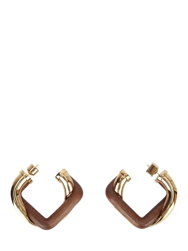 Jacquemus Les Boucles Doppio Earrings - Multicolor