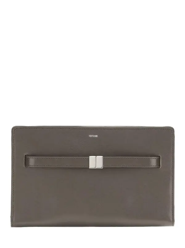 TOTEME Belted Leather Crossbody Bag - Green