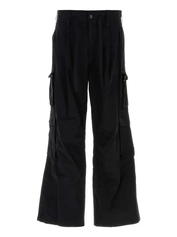 Dolce & Gabbana Faille Cargo Pants - Black