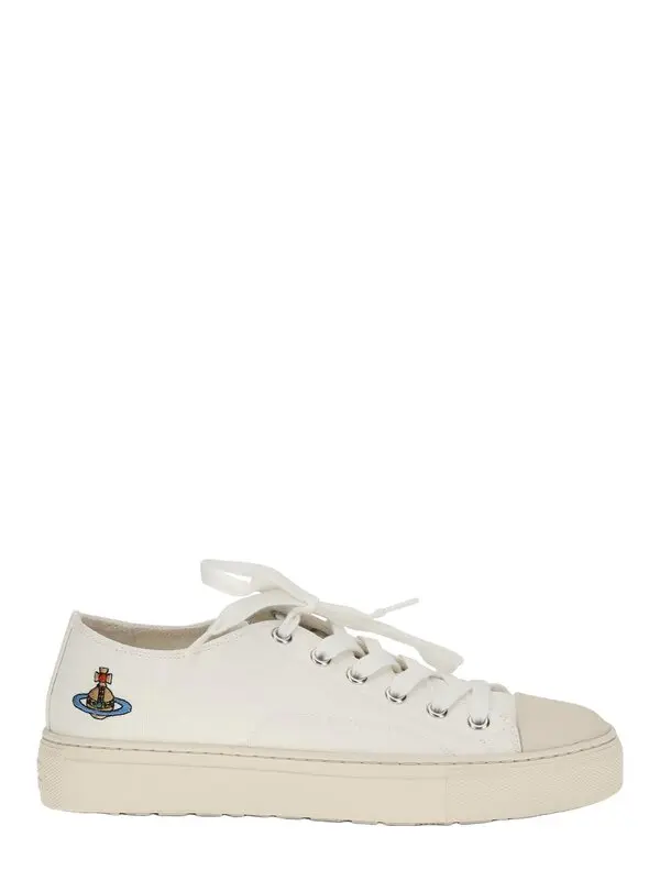 VIVIENNE WESTWOOD Plimsoll Sneakers - White